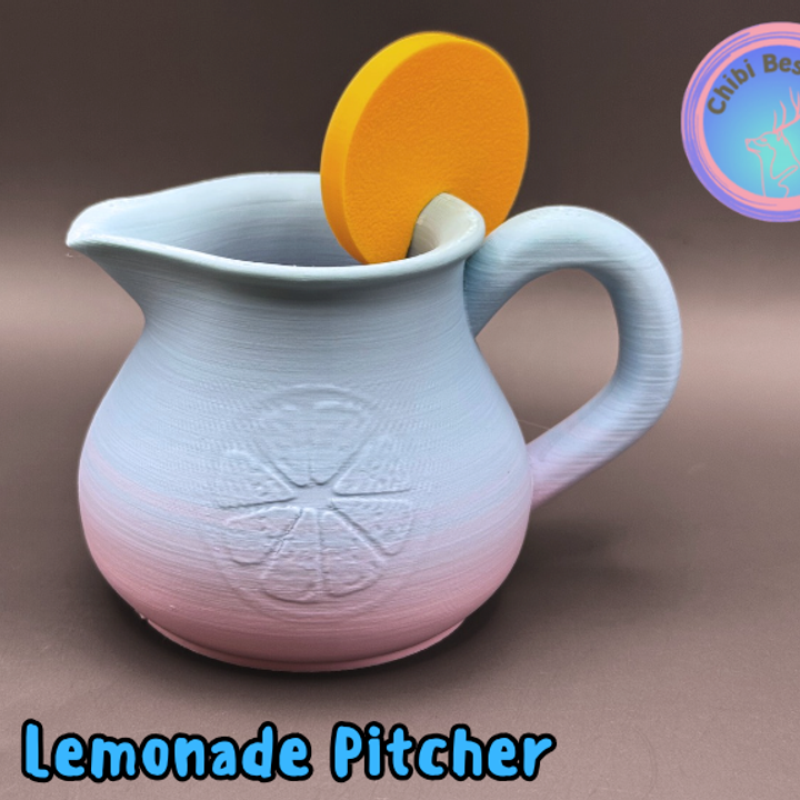 3D Printable Lemonade Pitcher by ChibiBestiary
